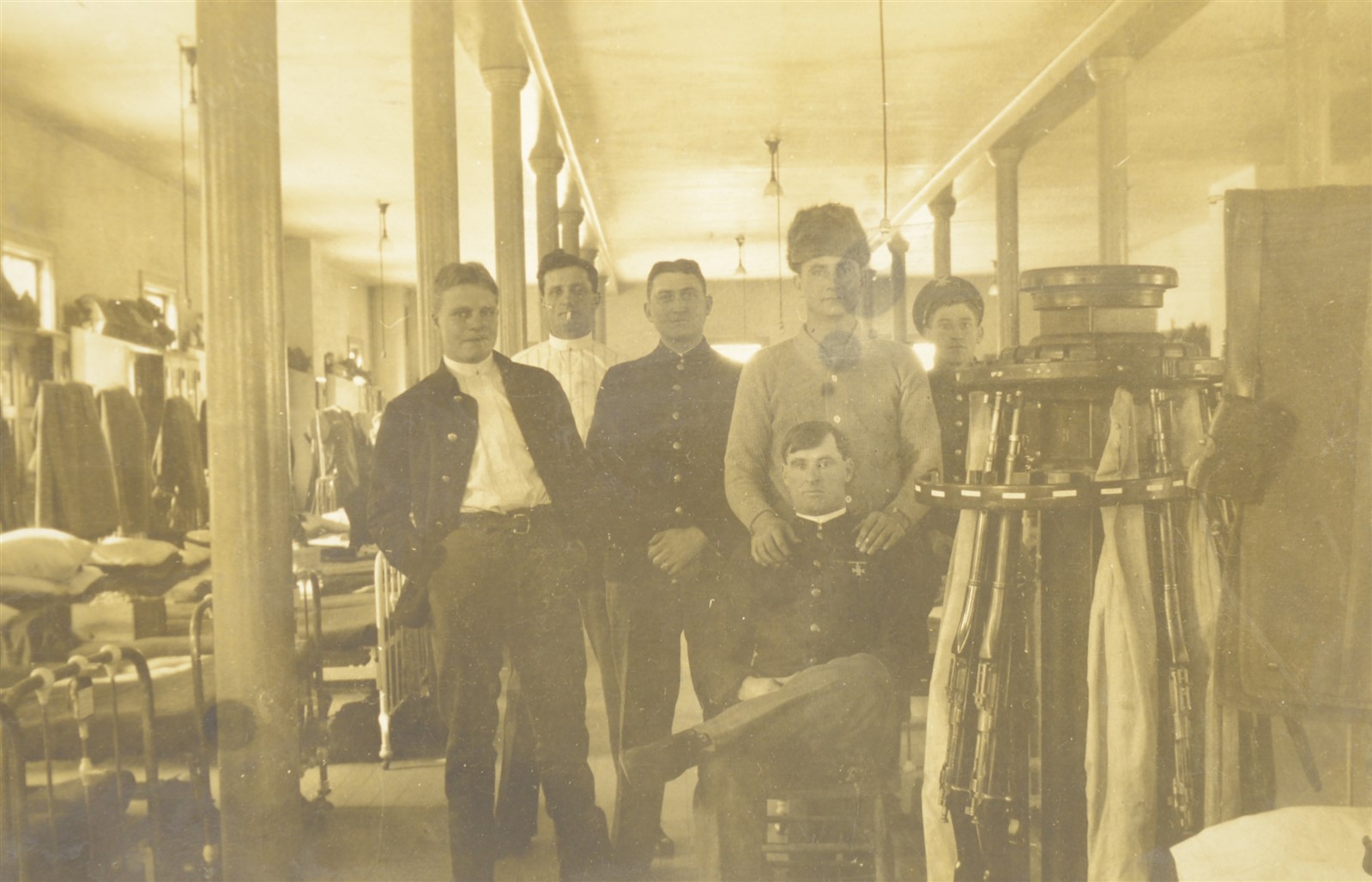 1906 Photograph US Army 2nd Infantry Co. B Camp Stotsenberg Philippines