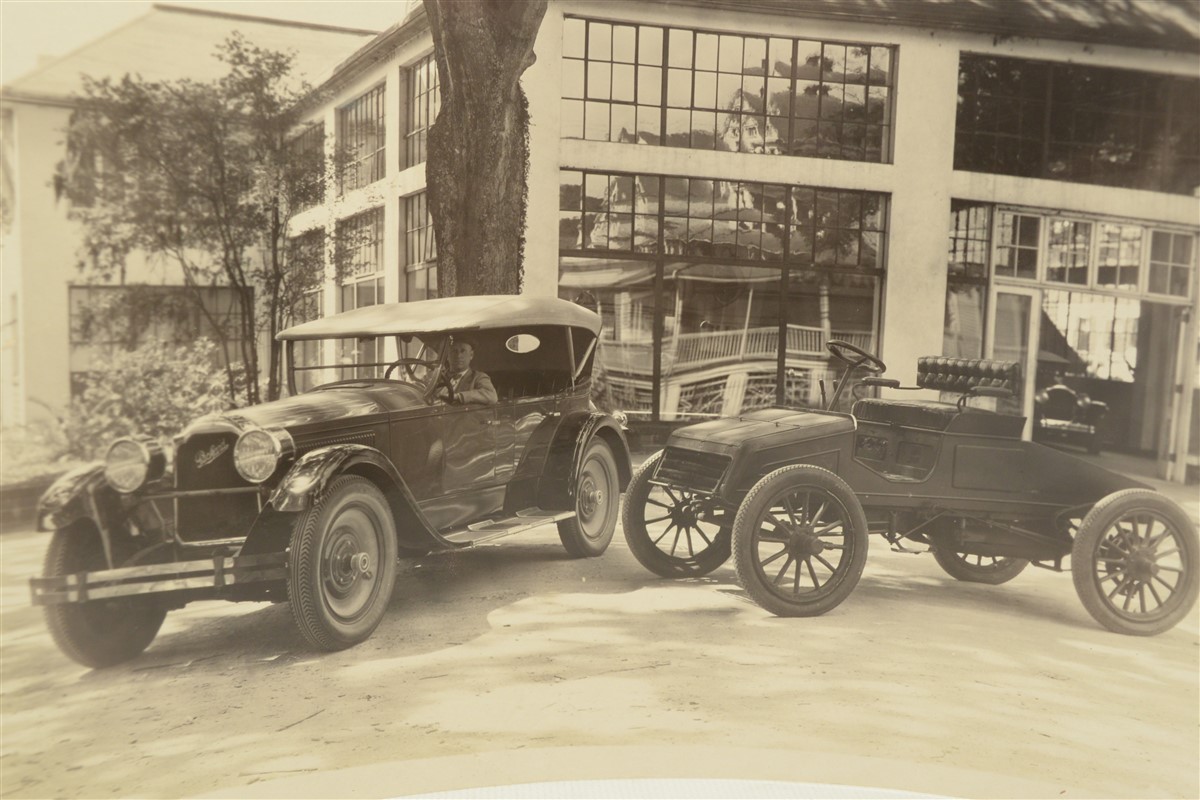 Vintage 1920s Sepia Photo Packard Touring Car & Runabout Factory ...