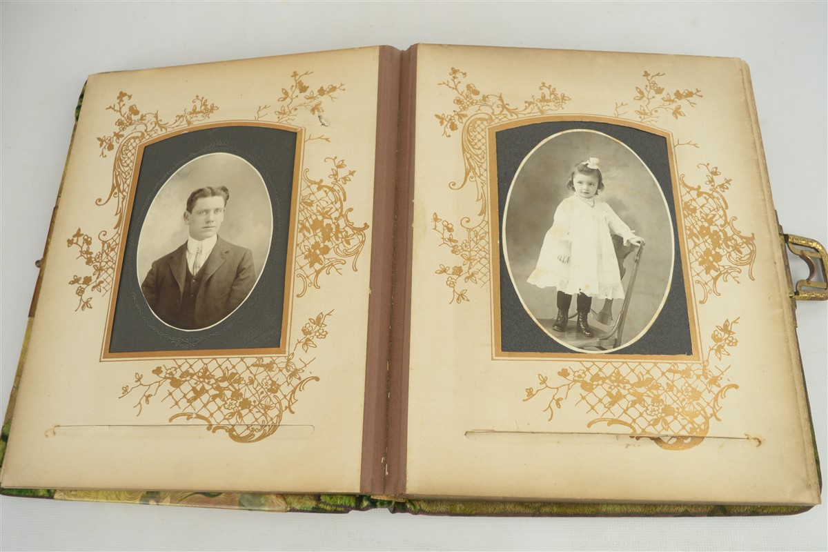 Antique Edwardian Celluloid Photograph Album Middletown NY Joel Houston ...