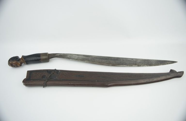 Antique Folk Art Hand Crafted Philippine Bolo Sword Itak Tagalog Carved ...