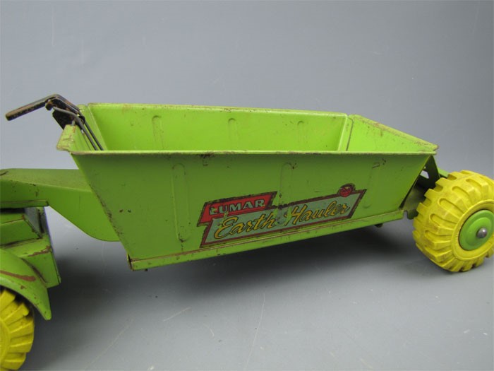 Vintage Large 1950s Marx Lumar Contractors Earth Hauler Pressed Steel ...